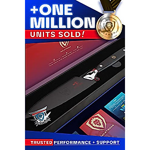 Dalstrong Paring Knife - 3.5 inch - Shogun Series ELITE - Damascus - AUS-10V Japanese Super Steel Kitchen Knife - Vacuum Treated - Vegetable, Fruit Knife - Razor Sharp Cooking Chef's Knife - w/Sheath