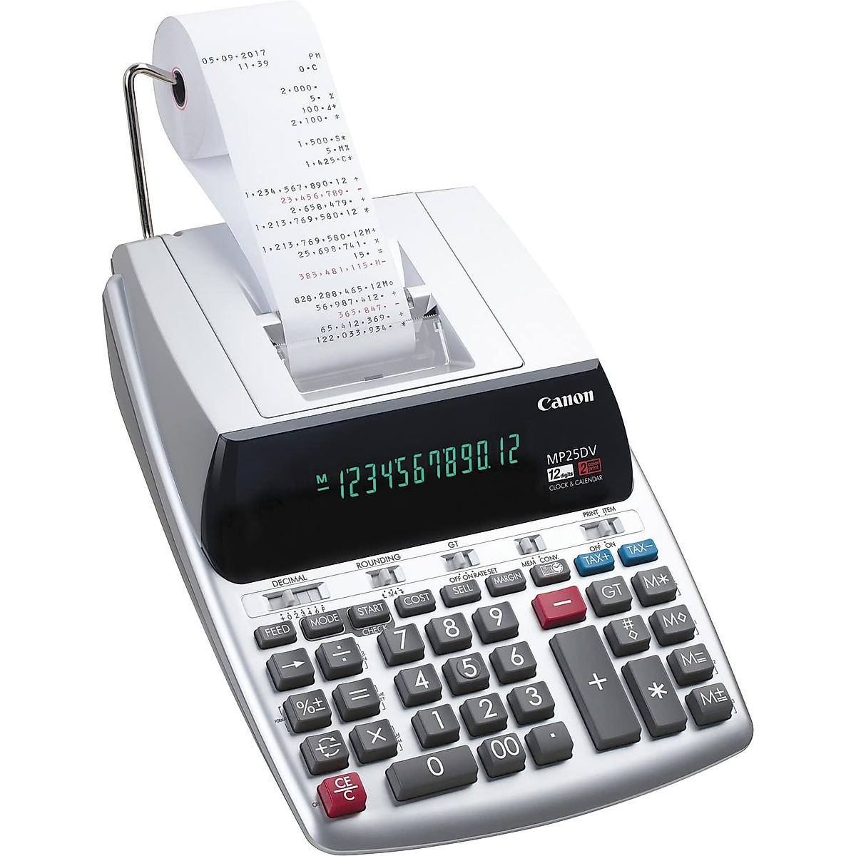 Canon MP25DV-3 - Two-Color Ribbon Printing Calculator