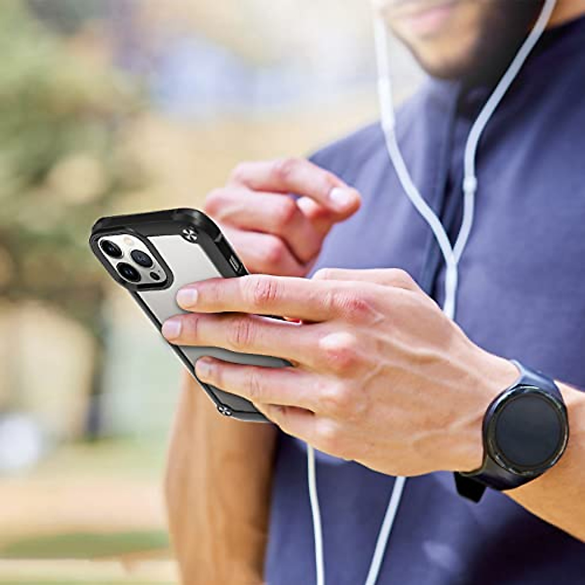 Arae for iPhone 14 Pro Max Case Clear, Hard Back Soft TPU Slim Shockproof Protective Bumpers Phone Cases Clear Cover for iPhone 14 Pro Max 6.7 inch, Black