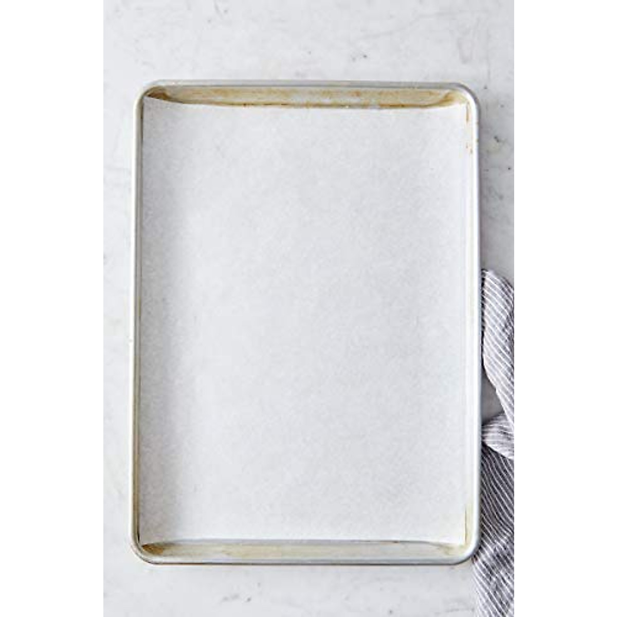 King Arthur, Pre-Cut Baking Parchment Paper, Heavy Duty, Professional Grade, Nonstick, Reusable, Resealable Pack, Fits 18" X 13" Pan, 100 Count