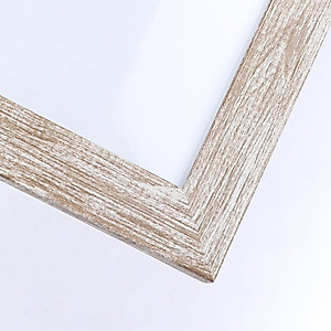 Giftgarden 11x14 Picture Frame Distressed Beige White Set of 12, Multi Rustic Wood Grain 11 by 14 Photo Frames Bulk for Wall or Tabletop Display