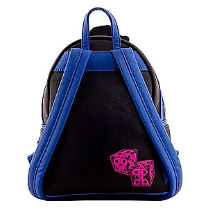 Loungefly Disney The Nightmare Before Christmas 30th Anniversary - Oogie Boogie Glow in The Dark Mini-Backpack, Amazon Exclusive