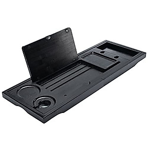 Bamboo Bathtub Caddy Tray,Expandable with Wine Slots and Book Holder Bath Tray for Tub, Organizer Bath Table Suitable for Luxury Spa or Reading