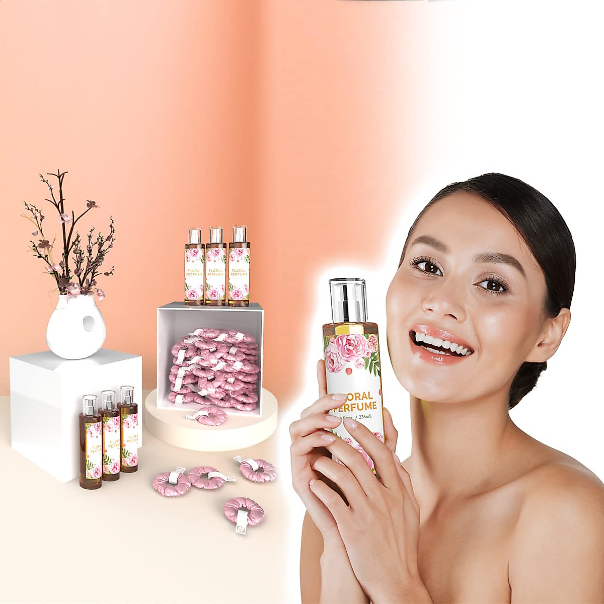 10" Acrylic Display Riser Box with One Open Side No Lid Versatile Glossy White Square Lucite Retail Product Platform or Merchandise Storage Bin by Marketing Holders