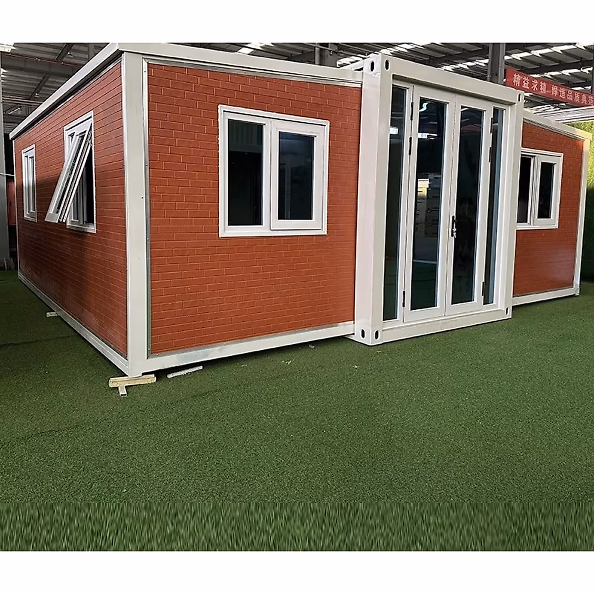 Tiny House prefabricated from China with 2 Bedroom Modular prefab Houses Expandable Container House Villa Folding Container