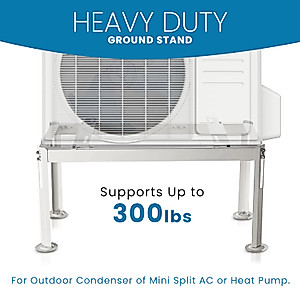 Senville GS-380 Heavy Duty Ground Stand for Ductless Mini Split AC Heat Pump