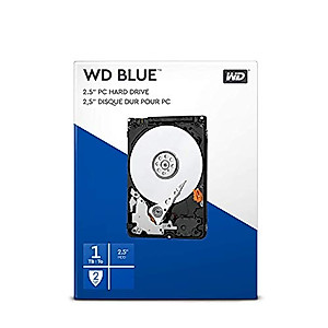 WD Blue 1TB Mobile Hard Disk Drive - 5400 RPM SATA 6 Gb/s 128MB Cache 2.5 Inch - WD10SPZX (Renewed)