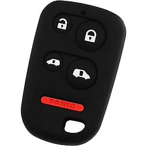 KeyGuardz Keyless Entry Remote Car Key Fob Outer Shell Cover Soft Rubber Protective Case for Honda Odyssey E4EG8DN, OUCG8D-440H-A
