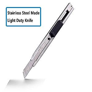 WEKOIL 9mm Snap Off Utility Knife 5 Pack High Hardness Retractable Box Cutters with Snap Off Blades,Art Craft Hobby Cutter 9mm Knife for Home Office Workstation