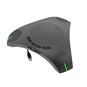 Video Conference Camera 3X Optical Zoom Full HD 1080p HD-SDI HDMI USB PTZ Conference Room Camera for Business Meetings and Conference Microphone Omnidirectional Spaeker