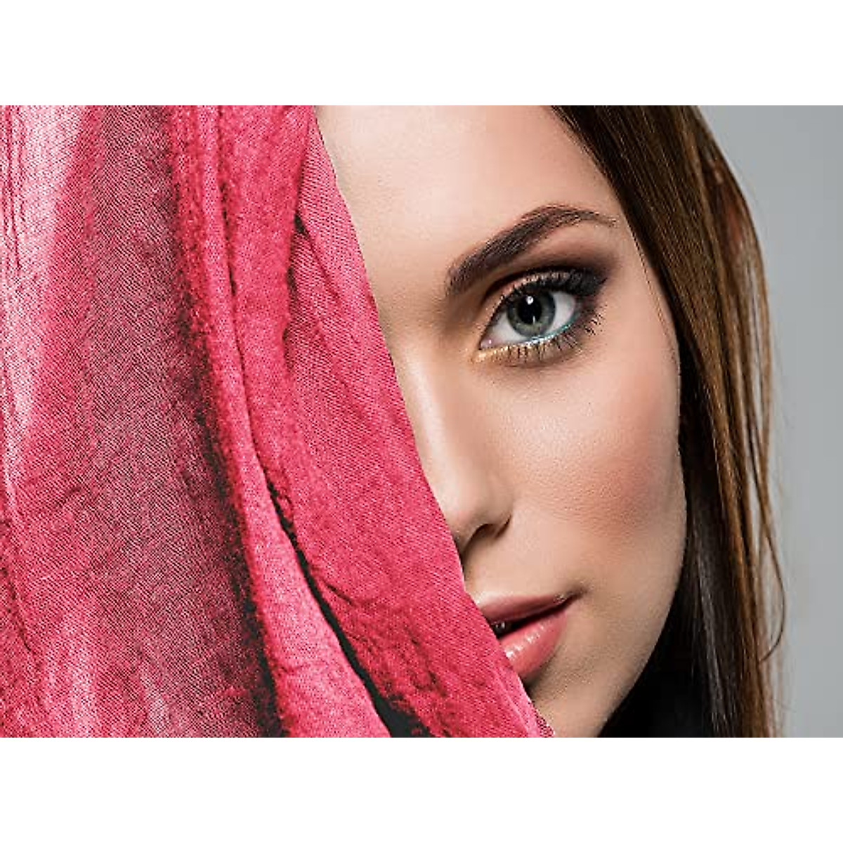 Women Scarf Shawl Set of 3 for All Season Scarve Wrap Scarve, C