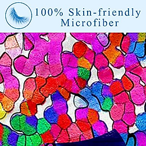 Colorful Elephant Prints Soft Warm Cozy Blanket Throw for Bed Couch Sofa Picnic Camping Beach, 150×100cm