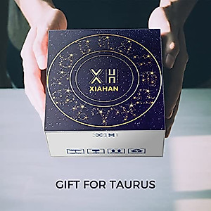 XIAHAN Taurus Stemless Wine Glass, Zodiac Gift Water Cup, Glass Cup, Coffee Cup, Gift for Men and Women