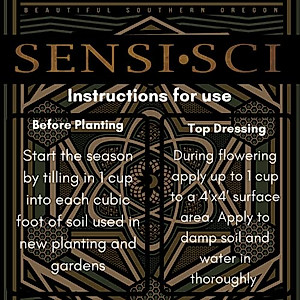 SENSI BLOOM - Premium Flower and Bloom Fertilizer, Craft Organic Dry Fertilizer and Soil Amendment, Enhance Growth, Plant Vigor, Bud Size and Terpenes Perfect NPK Universal Garden Nutrient for ALL Plants