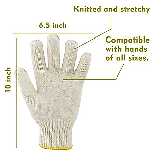 4 Pairs Oven Gloves with Fingers,Heat Resistant Gloves for Cooking,Grill Gloves,BBQ Gloves,Heat Resistant Gloves for Sublimation for Men/Women