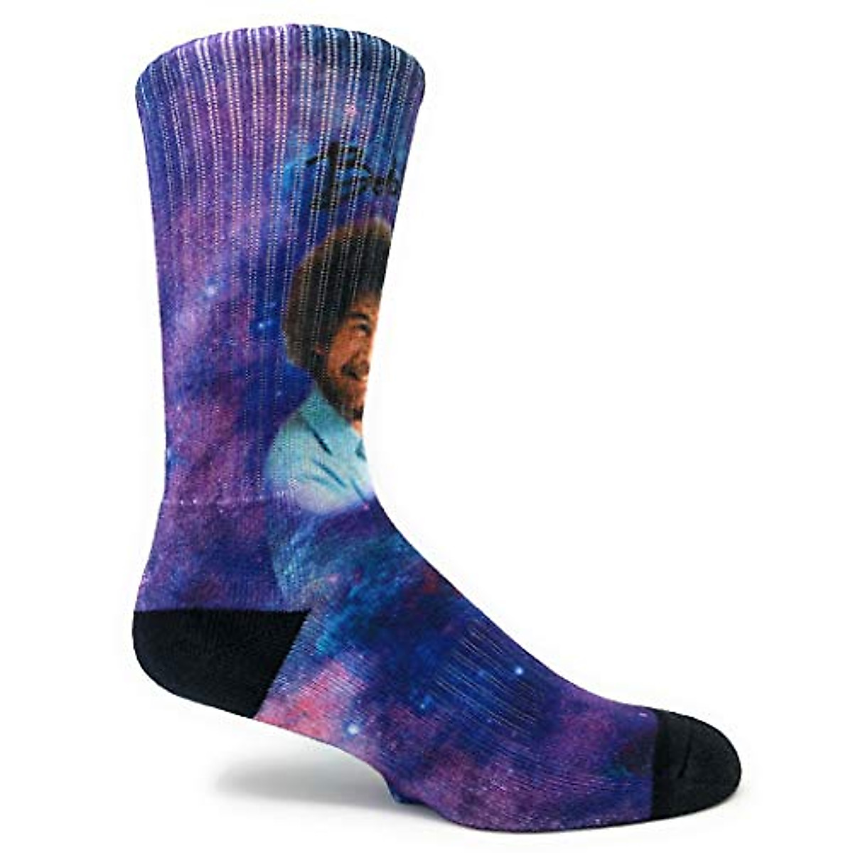 Oooh Yeah! Unisex Bob Ross Crew Cotton Athletic Socks
