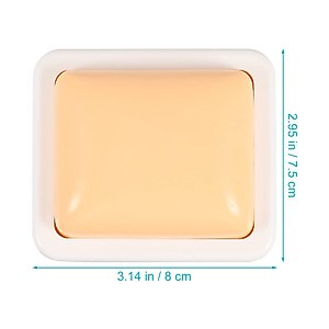 Baluue Intramuscular Injection Pad Silicone Injection Training Pad for Nurse Medical Students Training Practice Pad Doctor Educational Supplies