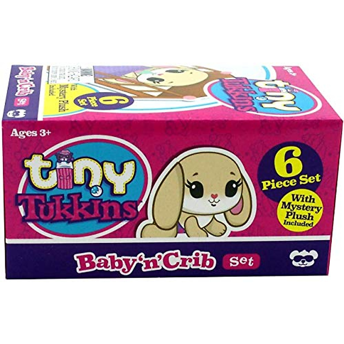 Tiny Tukkins Doggy Family Stuffed Animal Preschool Playset- Play Preschool Set for Girls & Toddlers Includes Big Sister and Baby Stuffed Animal Dog- Made from Kid-Friendly Materials