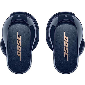 Bose QuietComfort Earbuds II, Wireless, Bluetooth, World’s Best Noise Cancelling in-Ear Headphones with Personalized Noise Cancellation & Sound, Triple Black (Midnight Blue)