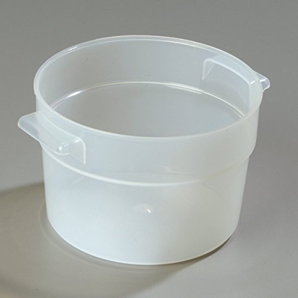 Carlisle FoodService Products 020530 BPA-Free Bains Marie Round Storage Container, 2 Quart, Clear