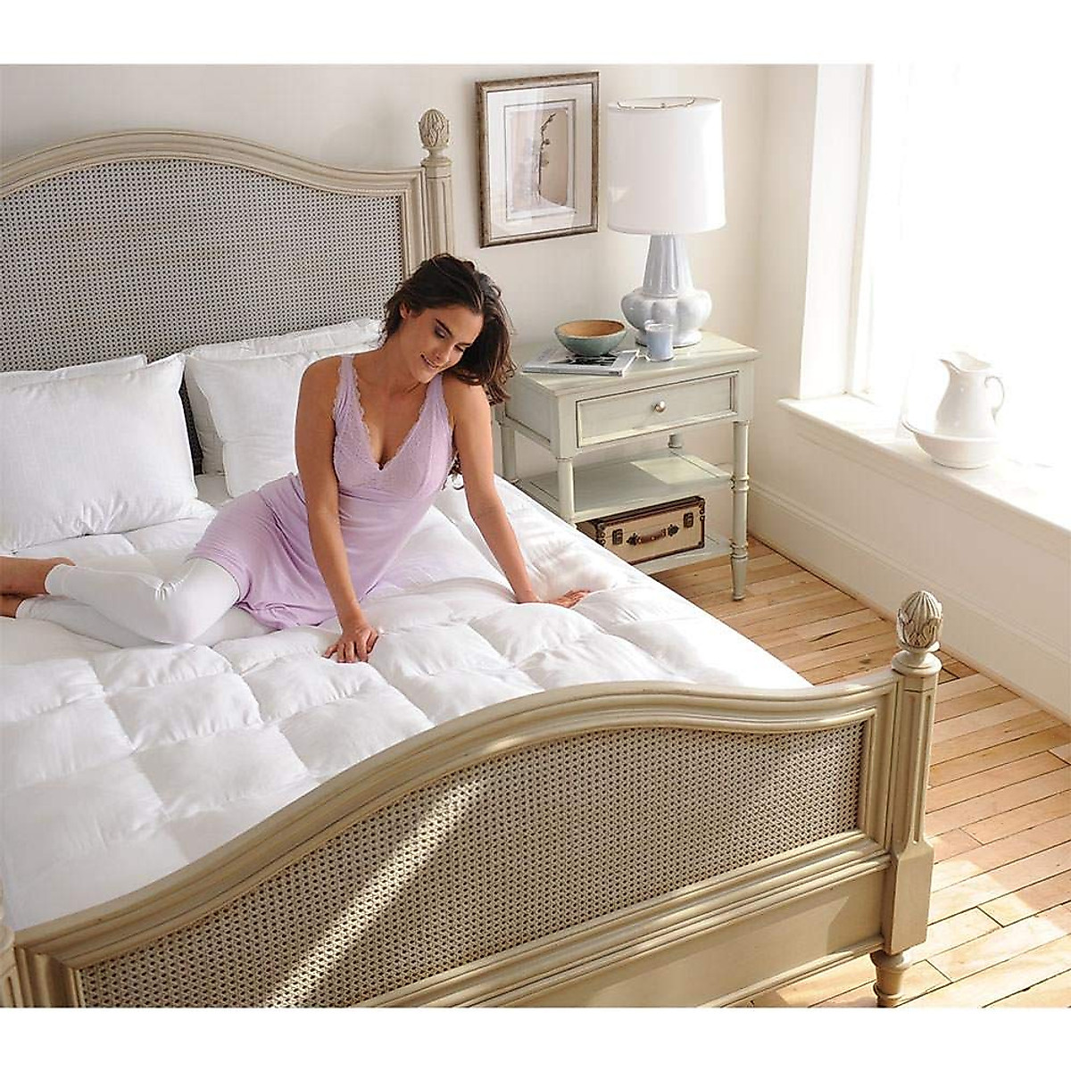 Carpenter Simply Exquisite™ Mattress Topper, Short Queen (Short Queen)