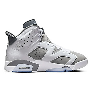 Nike Jordan Men's 6 Retro Cool Grey White/Medium Grey-Cool Grey (CT8529 100) - 9.5