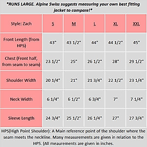 Alpine Swiss Zach Men’s Wool Blend Overcoat – Knee-Length Trench Coat, Runs Large for Layering Over Suits or Sweaters Black Large