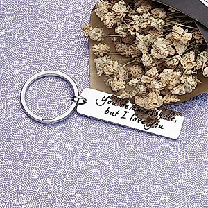 Best Christmas Funny Couples Keychain Gifts for Man Boyfriend Girlfriend Husband Wife Fiance Bridegroom You’re An Assh*le But I Love You Birthday Anniversary Wedding Valentines Day