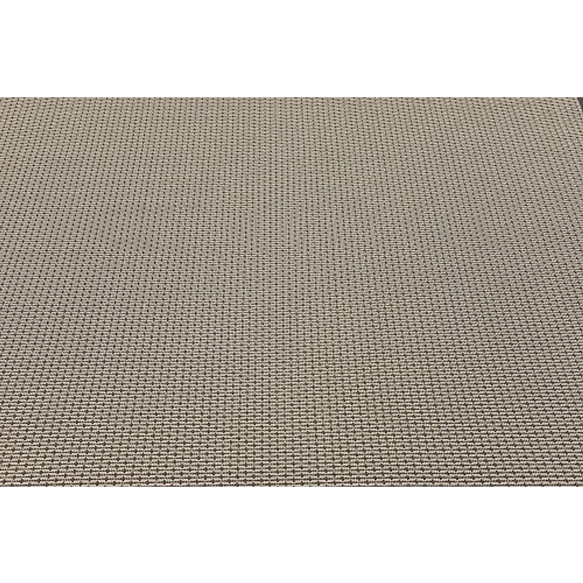 Unique Loom Outdoor Border Collection Area Rug - Border (6' 1" Square, Gray/ Silver)