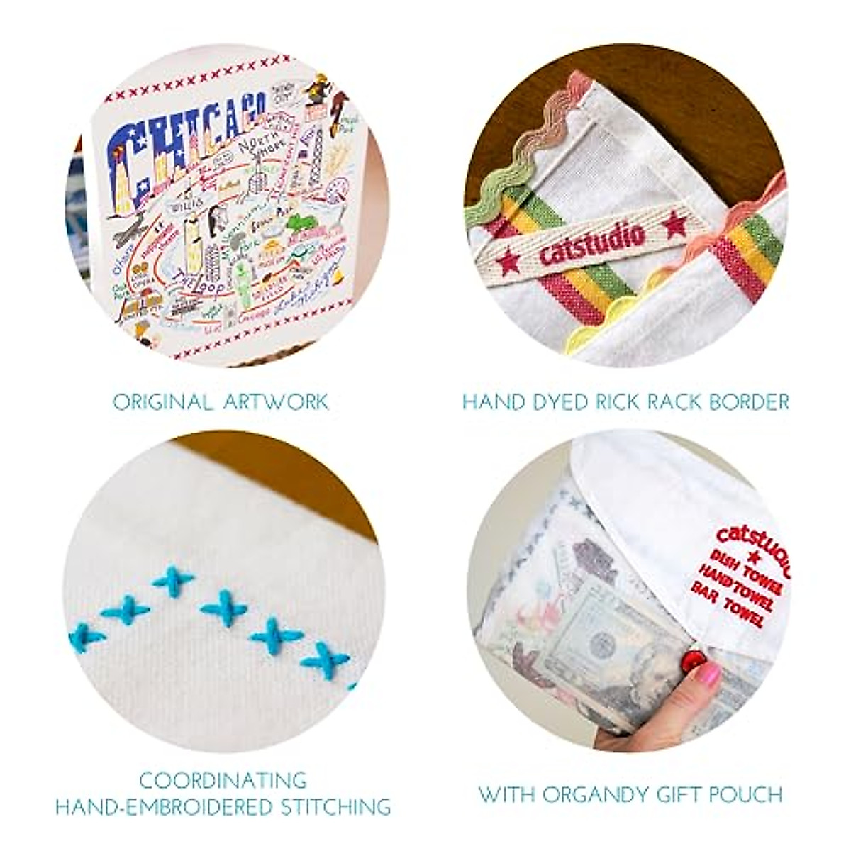 Catstudio Nevada Dish Towel - U.S. State Souvenir Kitchen and Hand Towel with Original Artwork - Perfect Tea Towel for Nevada Lovers, Travel Souvenir