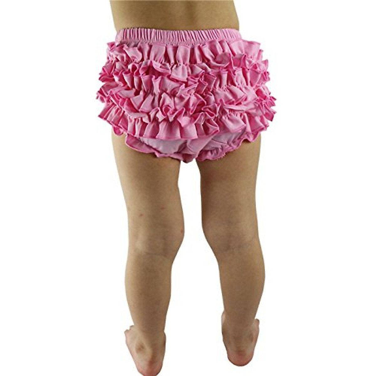 Wennikids Baby Girl's Cotton Shorts and Diaper Cover Bloomers X-Large Black