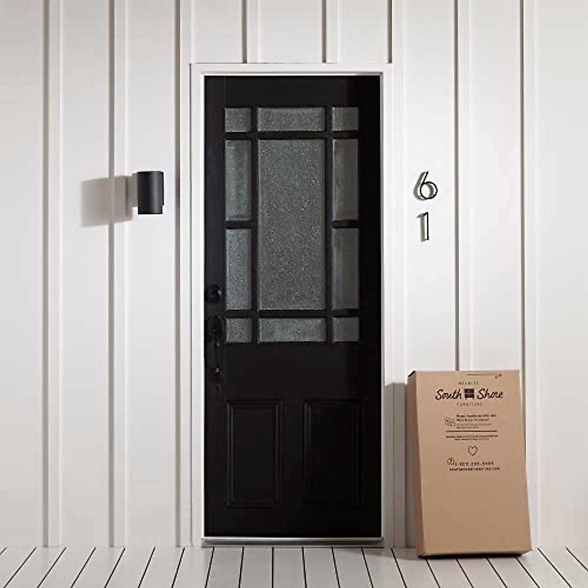 South Shore Fynn Nightstand with Cord Catcher, Gray Oak, 22.25 in x 16.5 in x 24.75 in (D x W x H)