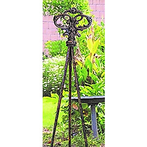 58 Inch Victorian Nat. Tripod Trellis