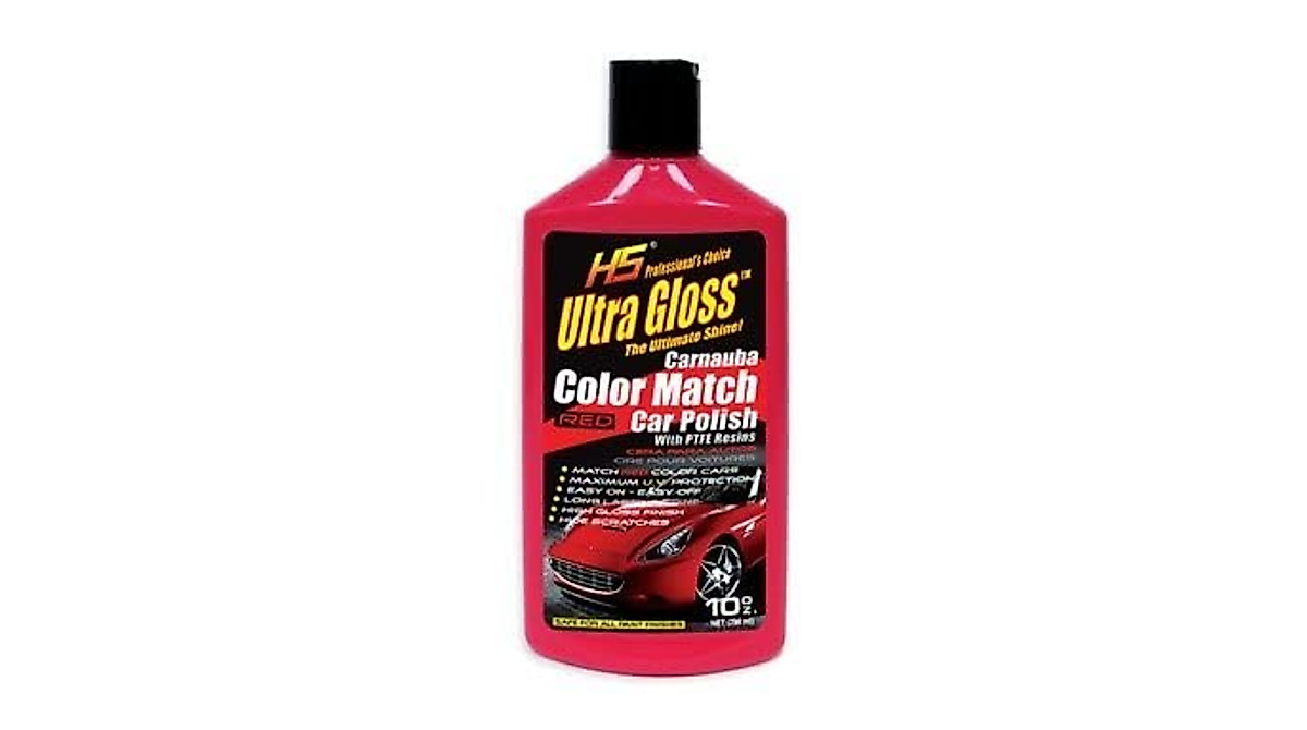 HS UltraGloss Car Polish - Red Color Match Solution