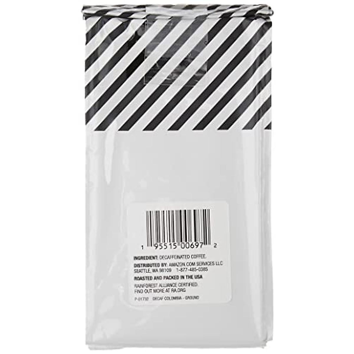 AmazonFresh Decaf Colombia Ground Coffee, Medium Roast, 12 Ounce