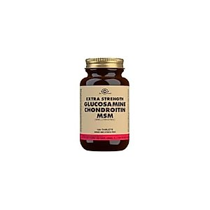 Solgar Triple Strength Glucosamine Chondroitin MSM, 120 Tablets - Promotes Healthy Joints, Supports Comfortable Movement - Shellfish Free - Gluten Free, Dairy Free - 60 Servings