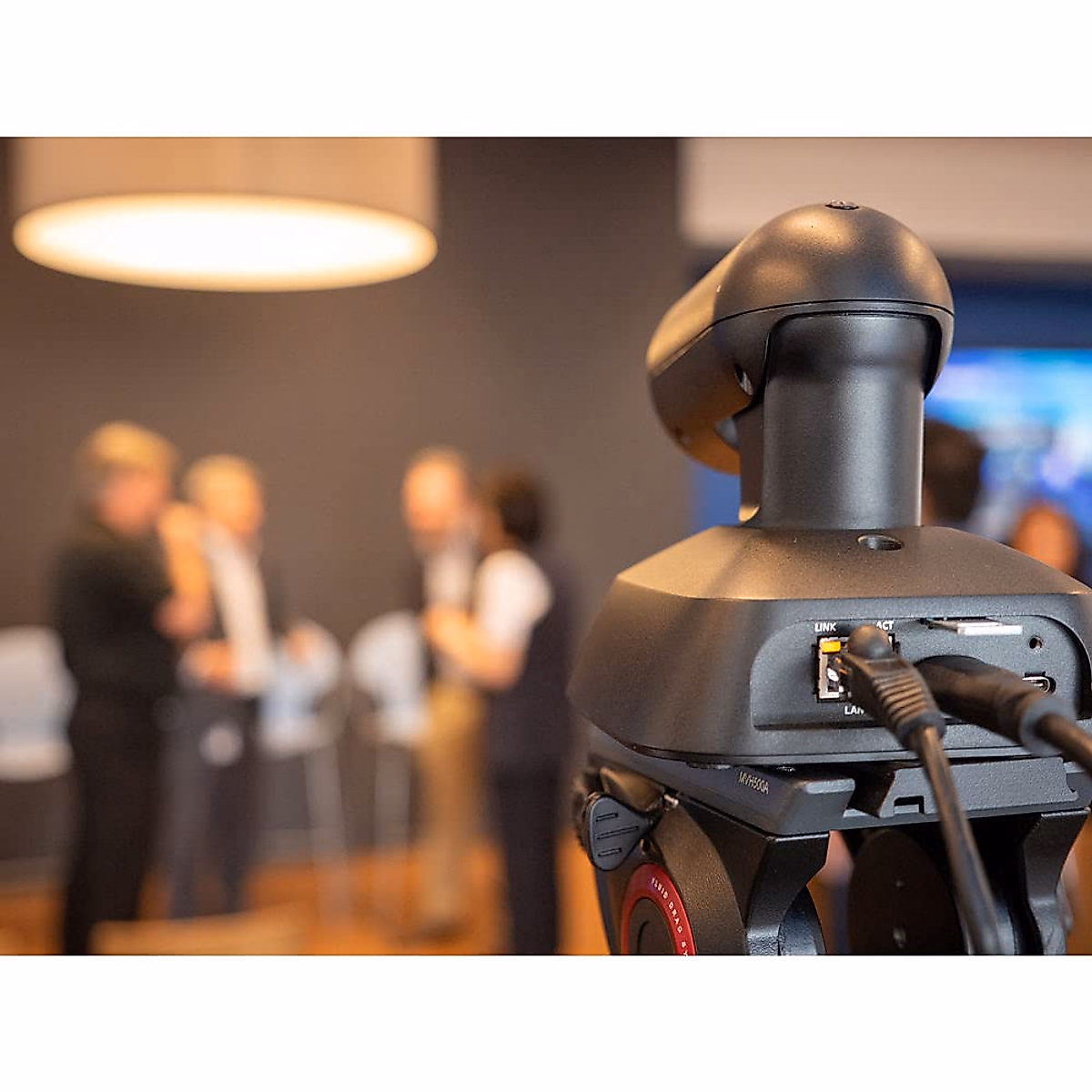 Panasonic Compact 4K PTZ, HDMI, USB, Streaming PTZ Camera (Black) (AW-UE4KG) + Full-Size Tripod + Deluxe Cleaning Set + 2 x HDMI Cable + Tie Straps -Double Camera Bundle