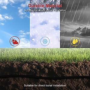 Cat7 Ethernet Cable 650ft Pure Copper: Fluke Tested Cat 7 Easy Pull Cable, Triple Shielded CMR, Outdoor/Indoor Direct Burial in Wall, POE Ethernet Wire, 10G 1000Mhz Roll Spool