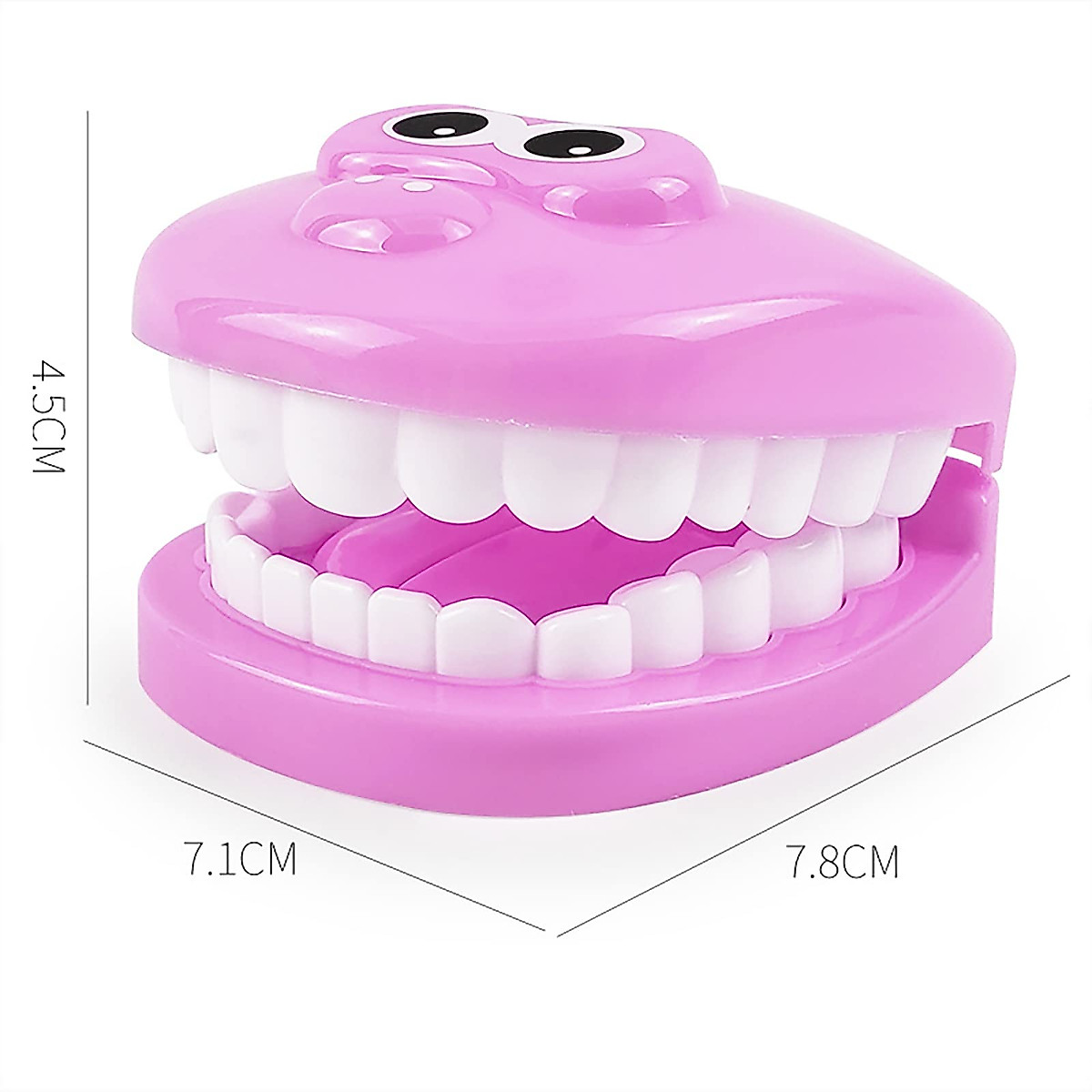 YOUYA DENTAL Dental Early Education Brushing Toys, 9Pcs/Set Children Role Play Toys Crocodile Early Education Cartoon Tooth Brushing Model Preschool Education Toy Dentist Game for Kids Classroom Pink