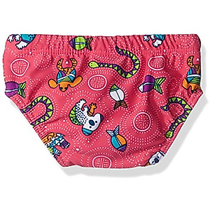 Baby Banz Baby-Girls Newborn Swim Diaper Solid, Coolgardie Pink, 12-18 Months