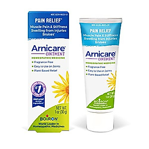 Boiron Arnicare Ointment for Soothing Relief of Joint Pain, Muscle Pain, Muscle Soreness, and Swelling from Bruises or Injury - Non-greasy and Fragrance-Free - 1 oz