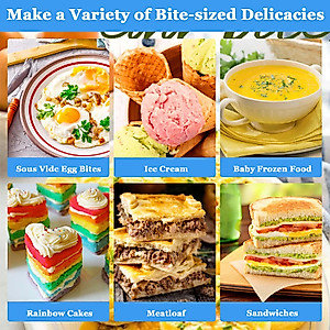 XANGNIER Silicone Air Fryer Egg Mold,3 Pcs Reusable Nonstick Egg Bites Pan-Alternative to Microwave Egg Cooker/Sous Vide Egg Bite Maker,BPA Free,Dishwasher Safe,Air Fryer Accessories,Blue