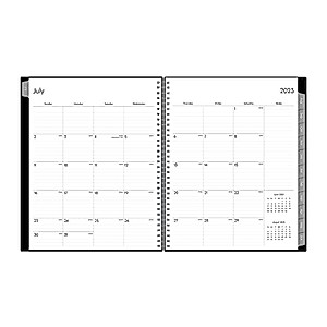 Blue Sky 2023-2024 Academic Year Weekly and Monthly Planner, 8.5" x 11", Flexible Cover, Wirebound, Enterprise (144719)