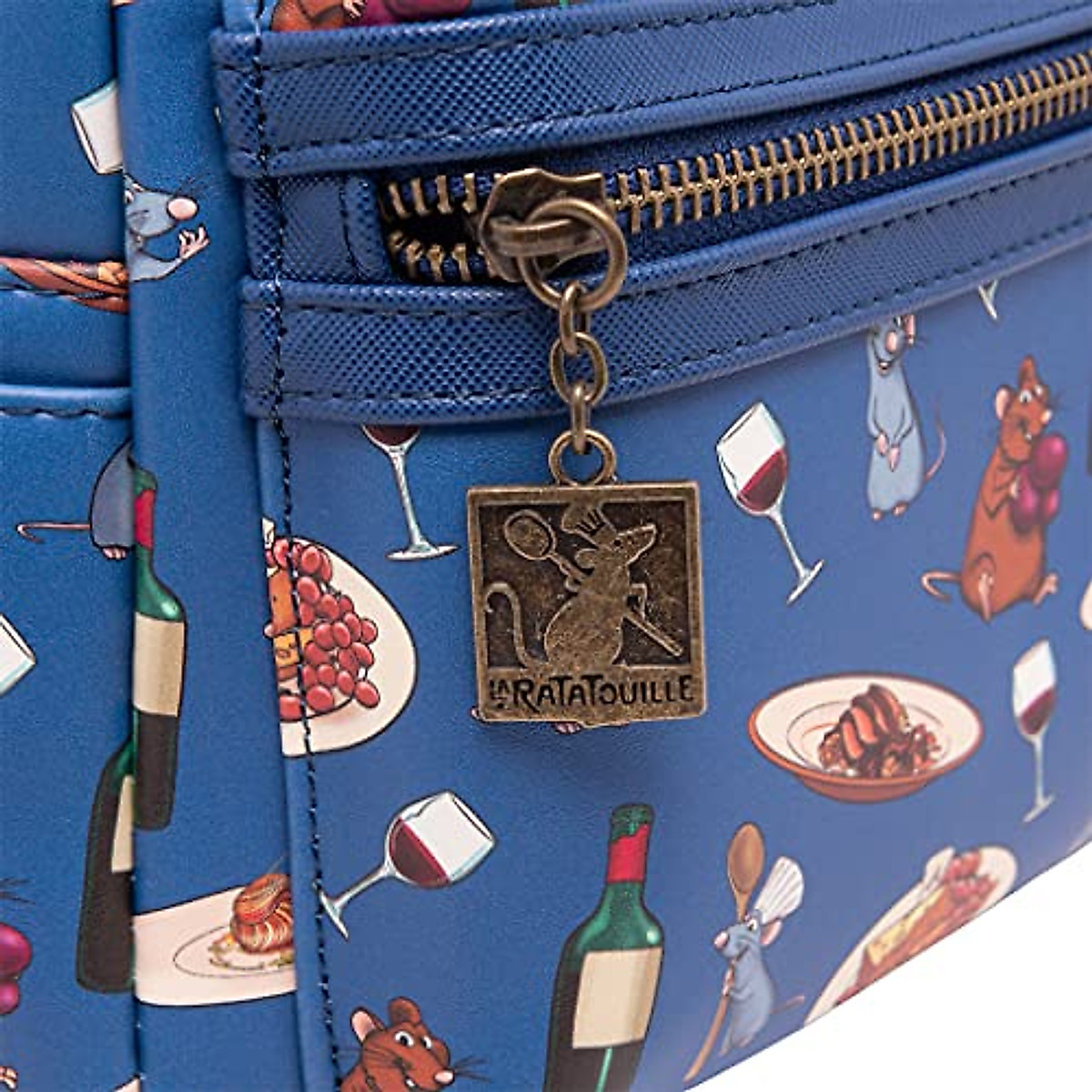 Loungefly Disney Pixar Ratatouille Remy and Emile Allover Print Backpack