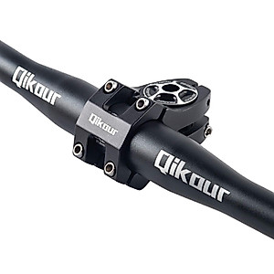 Bike Stem Short Bicycle Stem Handlebar Riser Extender for Road Bike, Mountain Bike, MTB, BMX, Cycling (25.4 x 35mm)