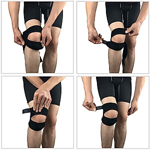 Adjustable Knee Braces with Side Stabilizers, Medical Grade Knee Pads, Knee Support for Knee Joint Recovery or Injury Prevention for Man and Women