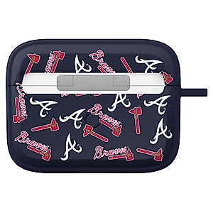 GAME TIME Atlanta Braves HDX Case Cover Compatible with Apple AirPods Pro (Select)
