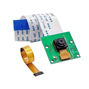 KEYESTUDIO 5 Megapixels 1080p Sensor OV5647 Camera Module with Ribbon Cable Rasp Zero Cable for Pi 4, Raspberry Pi 3, 3B+,A/B Series,Pi Zero