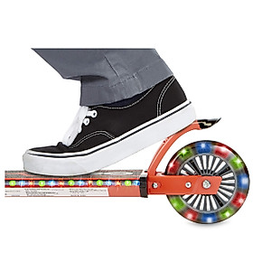 VIRO Rides VR 200 Glow-Rider Kick Scooter with Over 50 LED Lights Built Into The Deck, Multicolor