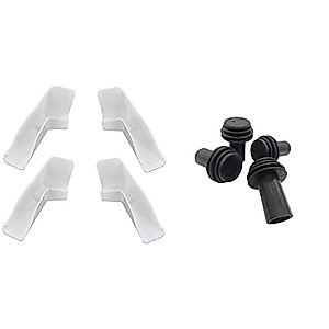 RV Gutter Spout System, Rain Gutter Extender and RV Cover Protective Sleeve,Rain Gutter Spout Spout 2 Left and 2 Right Side Protects RV Cover from Gutter Spout Damage, RV Roof Maintenance Kits